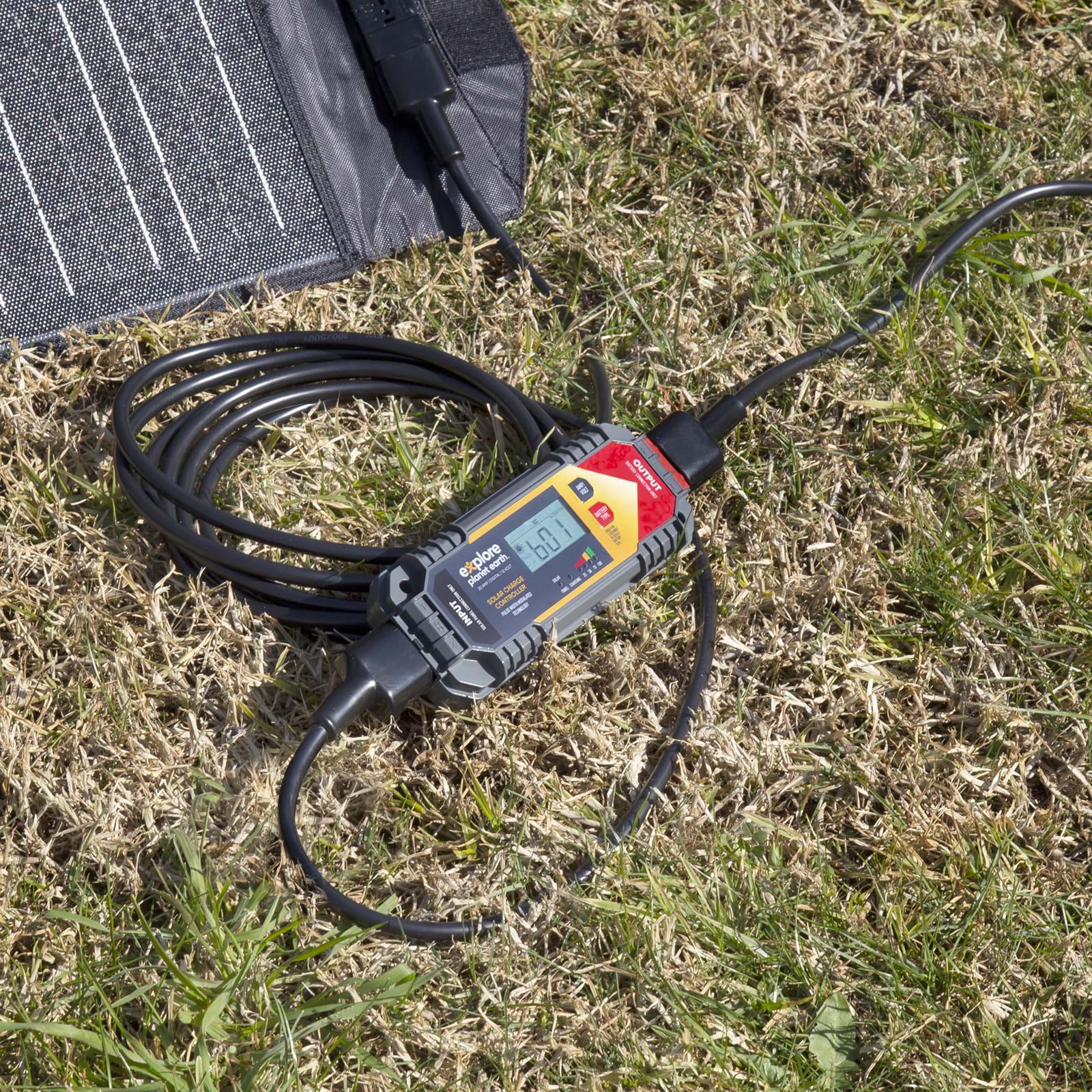 PORTABLE SOLAR 20A INLINE SOLAR CHARGE CONTROLLER